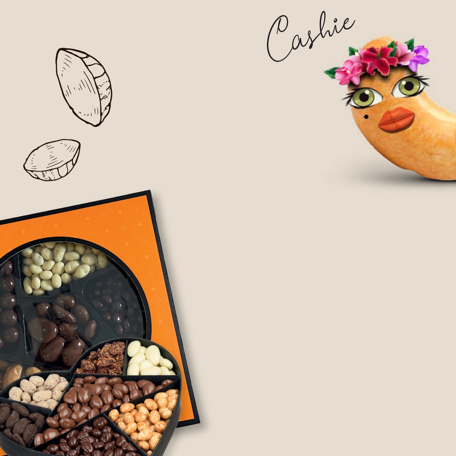 Nuts Factory Gift Boxes: Nuts, Dried Fruit, Chocolates